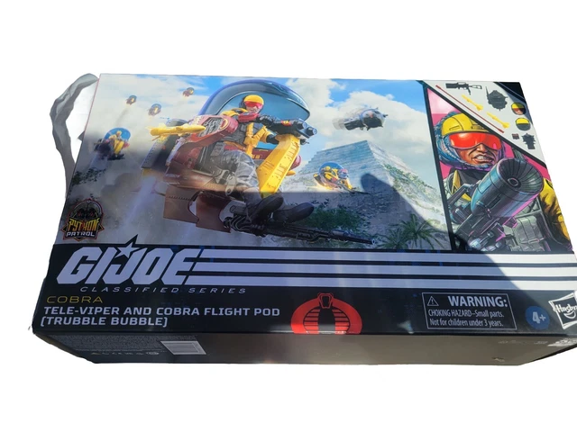 G.I.JOE CLASSIFIED PYTHON TELE-VIPER COBRA FLIGHT POD(TRUBBLE BUBBLE ...