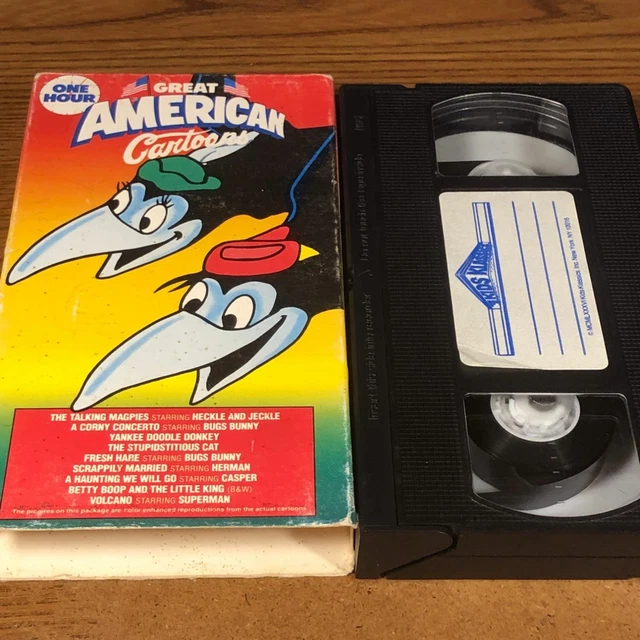 GREAT AMERICAN CARTOON VHS VCR Video Tape Used One Hour £6.17 - PicClick UK