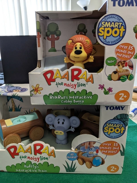 NEW RAA RAA The Noisy Lion Cubby Buggy & Hufty's Interactive Train ...