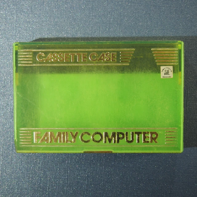 VINTAGE OFFICIAL NINTENDO Family Computer Famicom Game Cassette Case ...