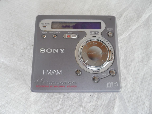 SONY MZ-G750 MINI Disc Player Recorder Walkman - Unresponsive - See Description £30.00 - PicClick UK