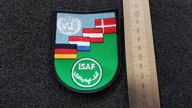 A5-06) ISAF UN Multination Bundeswehr Bundesheer Stoffabzeichen Patch NL DK A D EUR 9,99 ...
