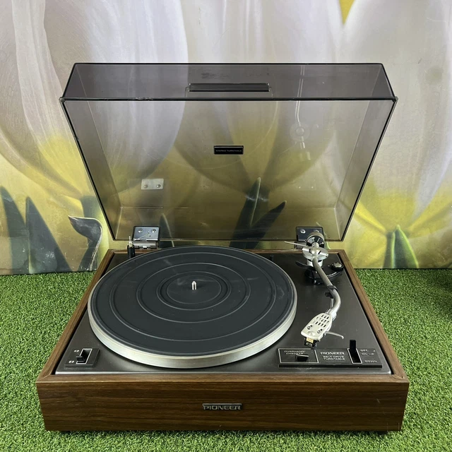 PIONEER PL-12D HIFI Stereo Record Turntable. Shure M75 ED Type 2 ...