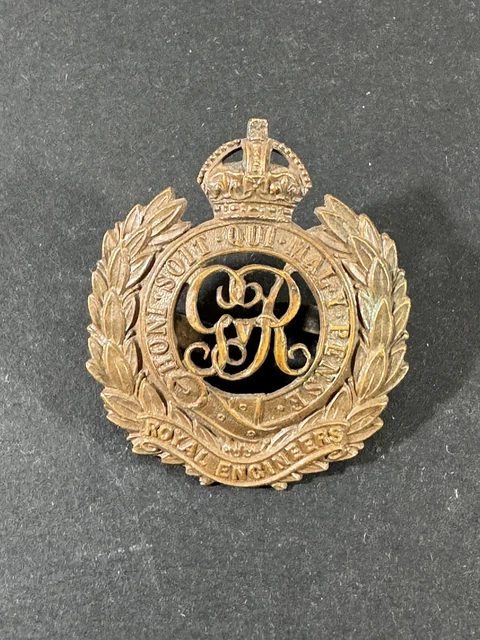 WW1 BRITISH ARMY Royal Engineers Officer’s Cap Badge GAUNT £30.00 ...
