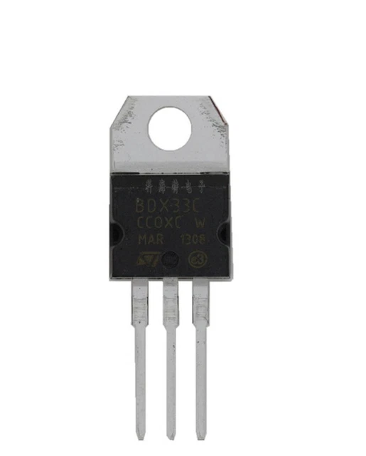 5 PIEZAS TRANSISTOR Bdx33C A-220 Npn 100V 10A A-220 St Nuevo EUR 1,10 - PicClick ES