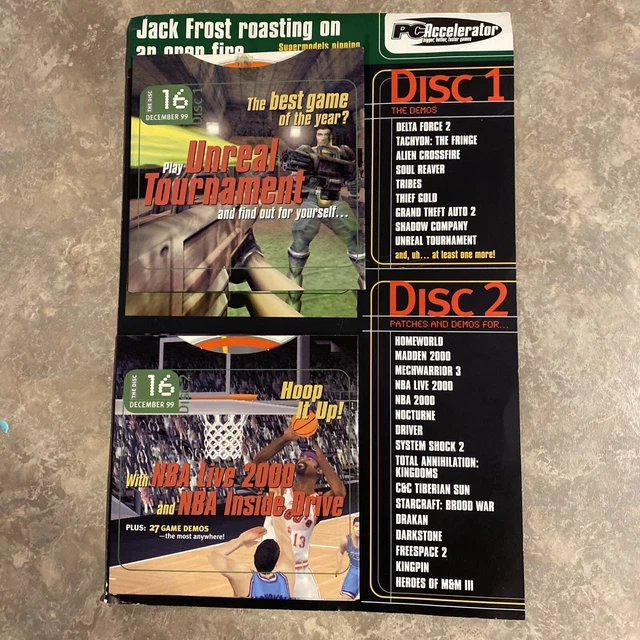 PC GAME DEMO Disc From Pc Accelerator Magazine December 1999 - Discs ...