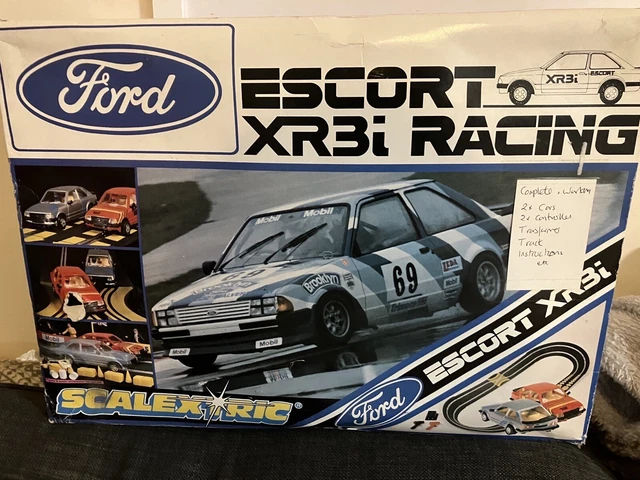 SCALEXTRIC RACING SET Ford Escort XR3i 1984 Used See Pictures And ...