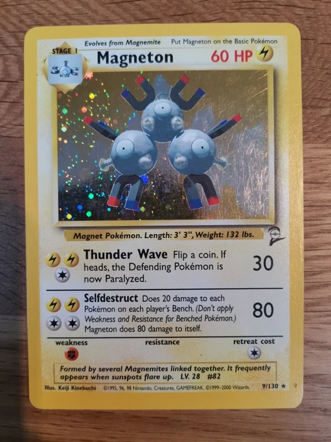 MAGNETON 9/130 HOLO Base 2 Mappa Pokémon EUR 13,99 - PicClick IT