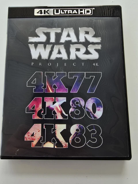 STAR WARS ORIGINAL Trilogy 4K UHD 4K77 4K80 4K83 theatrical release ...