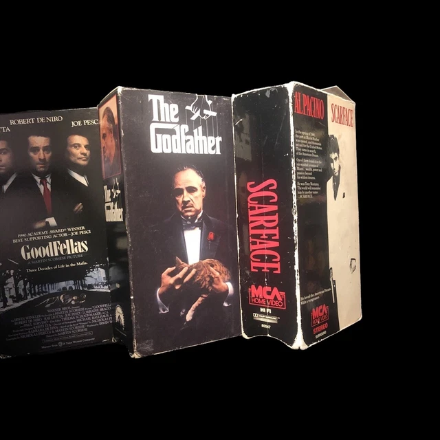 MOBSTER VHS LOT (Goodfellas, The Godfather, & Scarface) $10.00 - PicClick