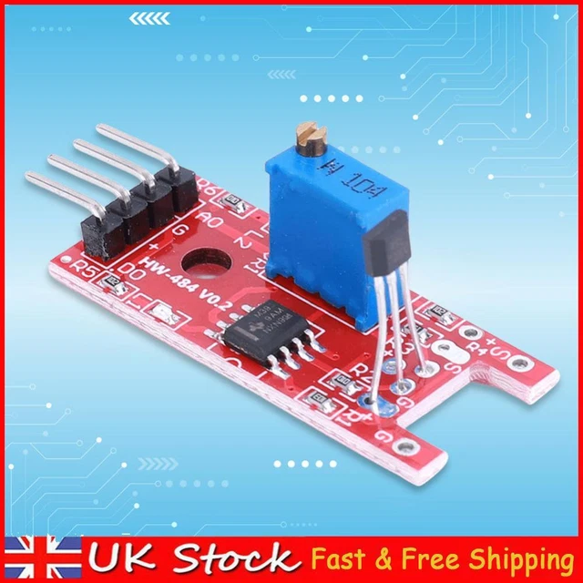 KY-024 DC 5V Hall Effect Magnetic Sensor Speed Sensor Module for ...