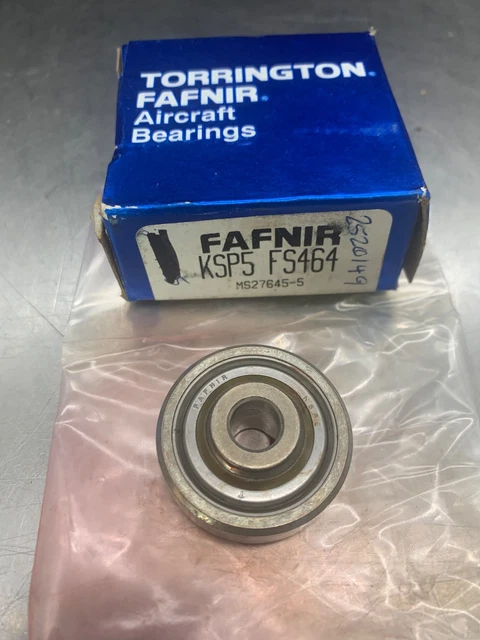 FAFNIR KSP5 FS464 Airframe Control Ball Bearing - 0.3125 in ID, 1.2500 ...