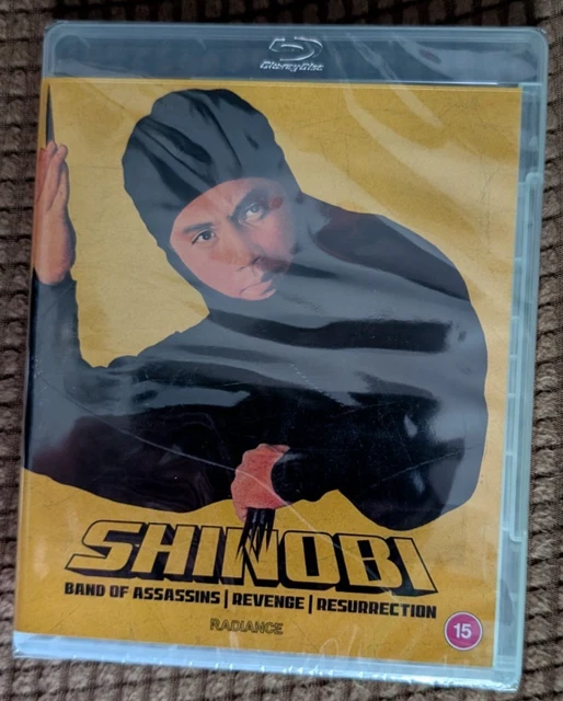 *UK BLU-RAY* SHINOBI 1-3 Band of Assassins Revenge Resurrection NINJA ...