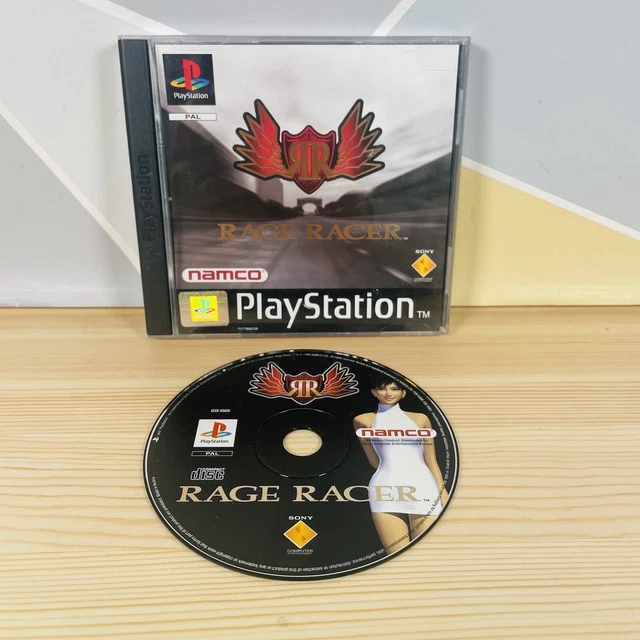 RAGE RACER SONY PlayStation PS1 Black Label Namco Game PAL VGC £9.90 ...
