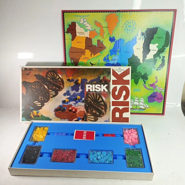 RISK - THE World Strategy Game (Palitoy 1980s vintage) 100% Complete £5 ...