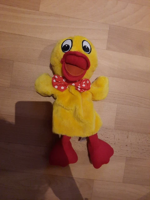 HANDPUPPE HEUNEC ENTE Schnatterinchen aus Unser Sandmännchen Kasperpuppe gelb EUR 14,99 ...