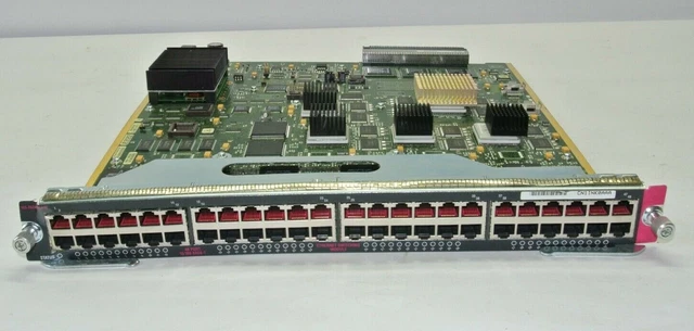 CISCO CATALYST 6000 48P 10/100Base-T Ethernet Switching Module WS-X6248 ...