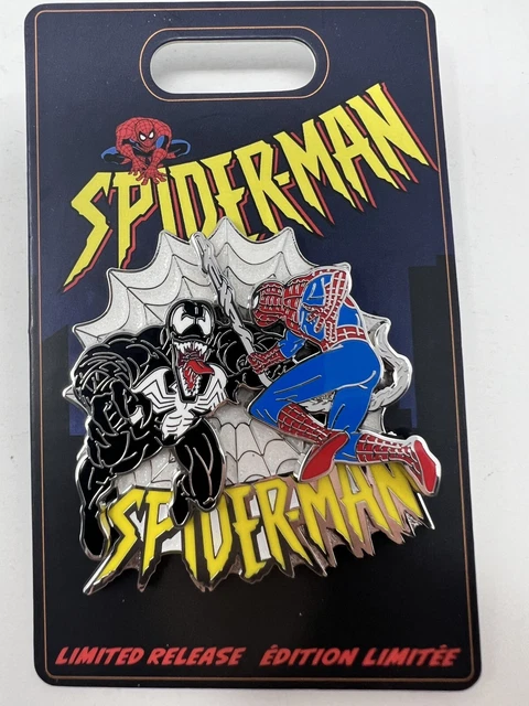 DISNEY SPIDER-MAN & Venom Pin The Animated Series Limited Release NIP £ ...
