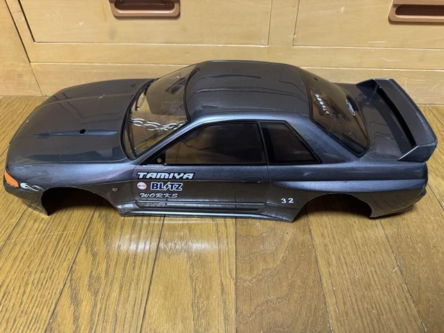 TAMIYA RADIO-CONTROLLED BODY with electrical equipment Skyline GT-R R32 ...