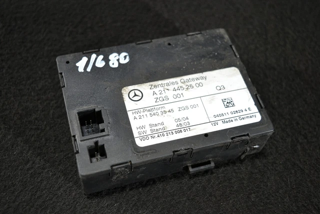 MERCEDES W211 STEUERGERÄT Zentrales Gateway A2114452500 A2115403545 ...