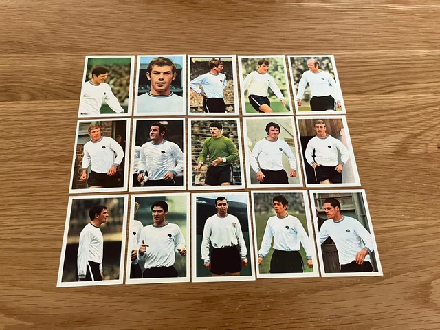 DERBY COUNTY FKS 1970/71 Full Set Unused Stickers £7.99 - PicClick UK