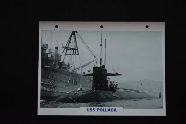 ATLAS NAVAL USS POLLACK 1962 Nuclear Attack Submarine Photo Print Maxi ... ATLAS NAVAL USS POLLACK 1962 Nuclear Attack Submarine Photo Print Maxi ...