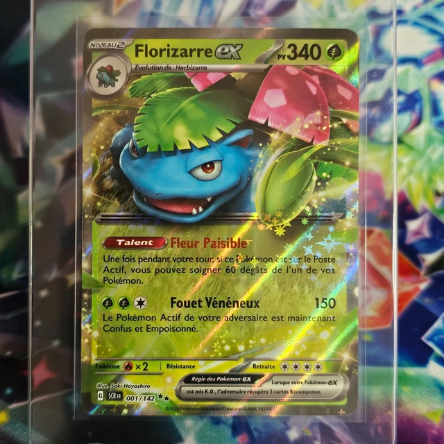 CARTE POKÉMON : Florizarre EX 001/142 - SCR Couronne Stellaire - Double ...