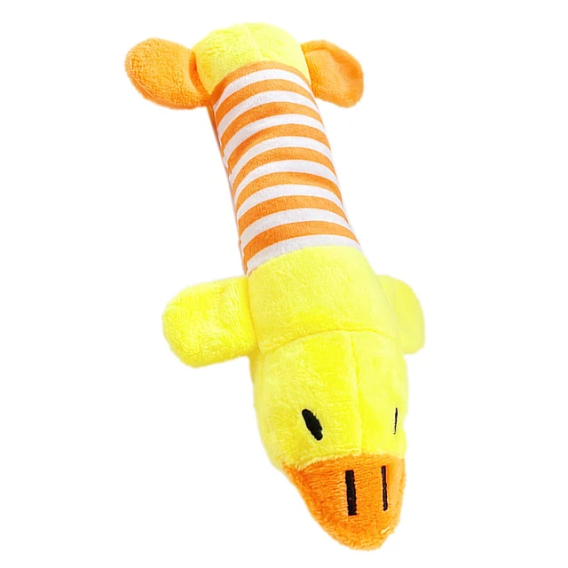 DOG PLUSH TOYS Rectangular Flying Duck Interactive Fun Cute Bite ...