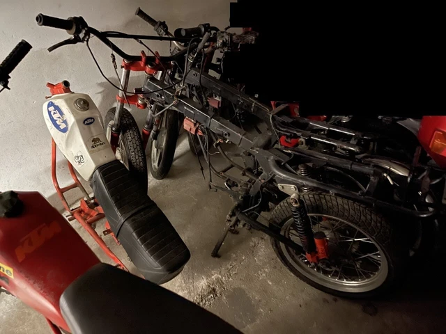 KTM BORA 50/80 Frame (2-Piece) with Parts and a Sachs 80 SA Motor £3,310.06 - PicClick UK