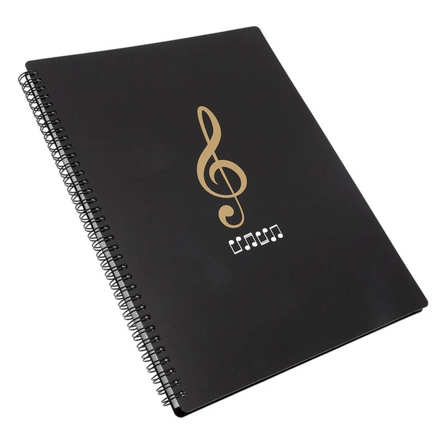 BLACK CHORAL PERFORMANCE Folder Sheet Music Note Choir Binder Flip $38. ...