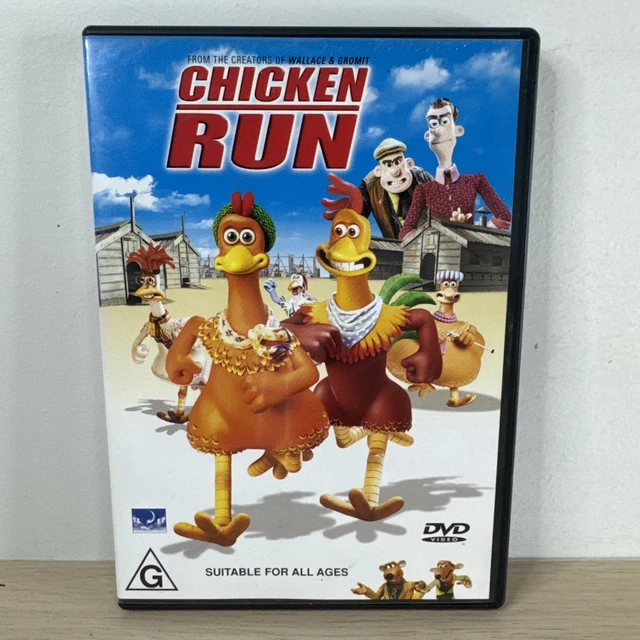 CHICKEN RUN (DVD, 2000) Disc Like New Region 4 Free Postage $9.95 ...