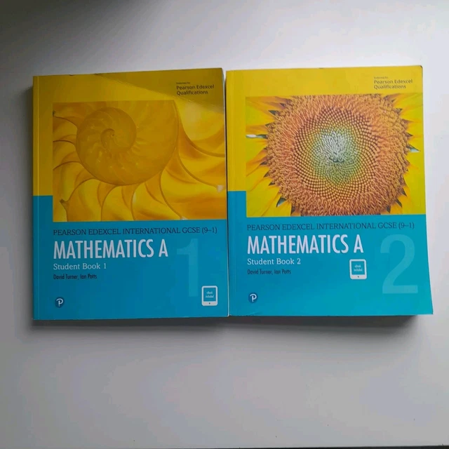 EDEXCEL INTERNATIONAL GCSE IGCSE 9-1 Maths A Student Book 1& 2 IGCSE Mathematics £34.99 ...