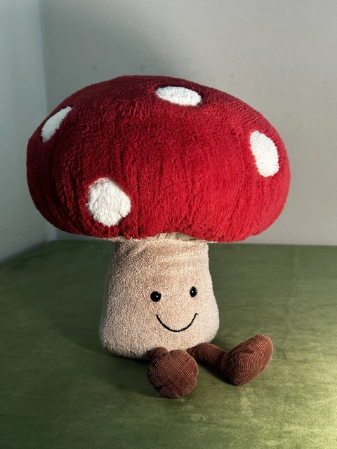 JELLYCAT TOADSTOOL MUSHROOM Retired and rare Large 24 x 29 cm EUR 95,86 ...