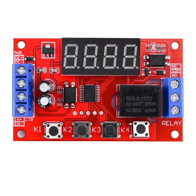DC 5V/12V/24V TIME Delay Relay Module Programmable Optocoupler Isolation Module £4.27 - PicClick UK