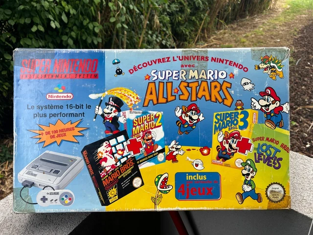 CONSOLE PACK MARIO All Stars World - PAL FR - Super Nintendo SNES ! EUR ...