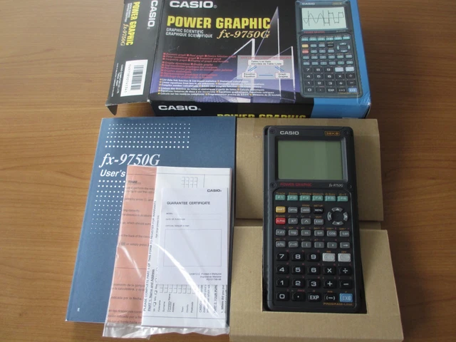 Casio Fx 9750g Power Graphic Scientific Calculator Boxed With Manual And Hard Case £1500 