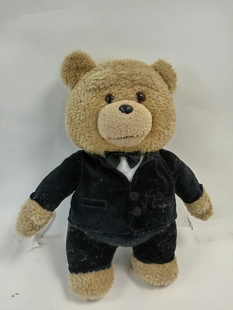 TED 2 BLACK Suit Ted Bear Plush Soft Toy Collectors Film Memorabilia ...
