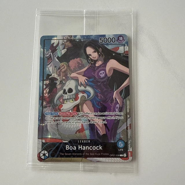 BOA HANCOCK OP07-038 One Piece 2025 PSA Magazine Promo Full Art Sealed ...