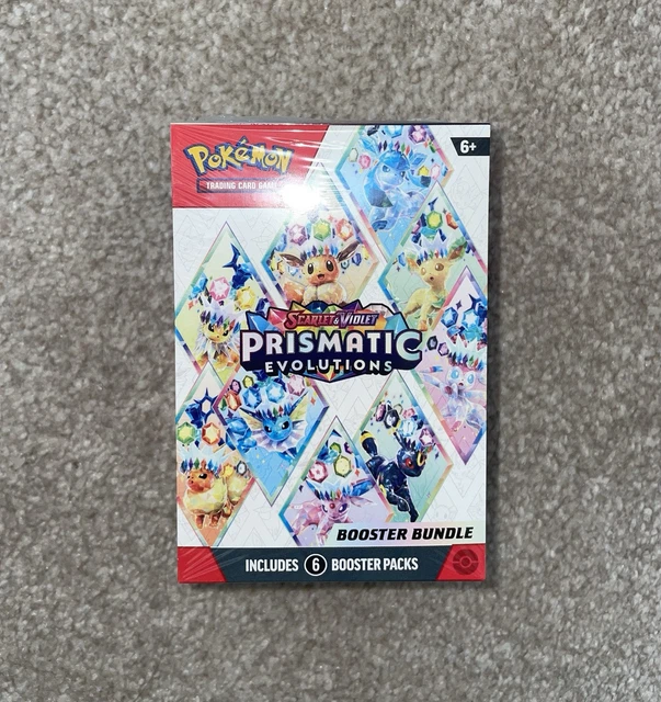 POKÉMON TCG SCARLET & Violet Prismatic Evolutions Booster 6 pack ...