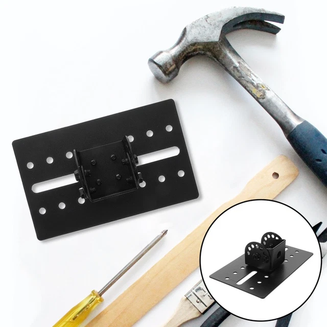 2 PCS SPEAKER Base Installation Bracket Audio Threaded Mounting Plate £ ...