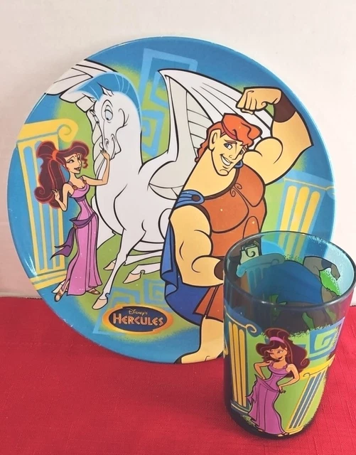 VINTAGE 1997 DISNEY Hercules 8 inch melamine plate Zak Designs ...
