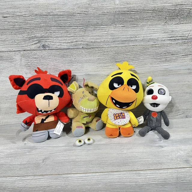 FIVE NIGHTS AT Freddys FNAF Plush LOT of 4 Springtrap Chica Foxy Pirate ...