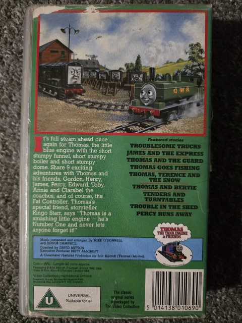 THOMAS THE TANK Engine & Friends - Troublesome Trucks [VHS, 1988 ...