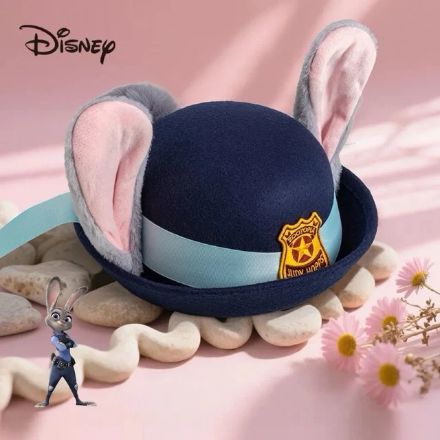 ZOOTOPIA JUDY RABBIT Hat Fan Cap 57cm Police Officer Zootopia Cosplay ...
