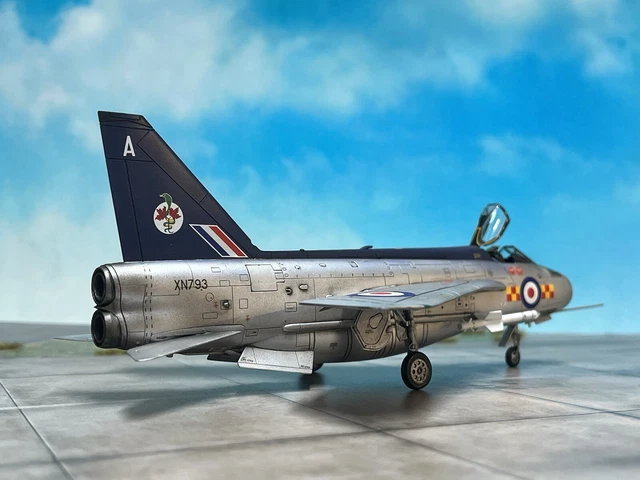 AIRFIX BUILT MODEL 1/72 English Electric Lightning F2a £57.91 - PicClick UK
