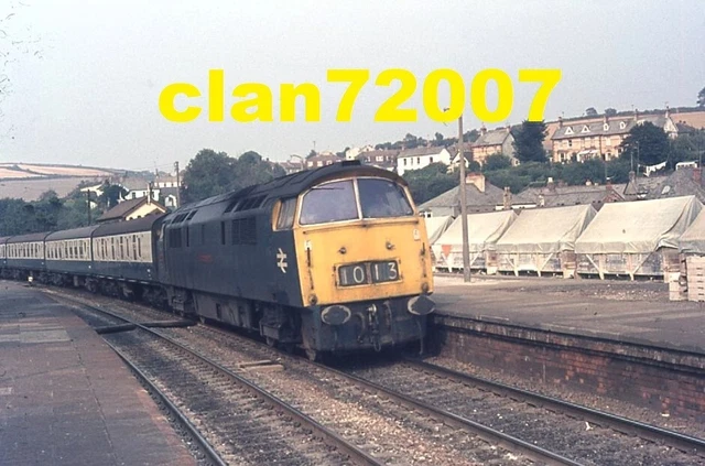ORIGINAL RAILWAY COLOUR slide D1013 Western Ranger down Penzance at ...