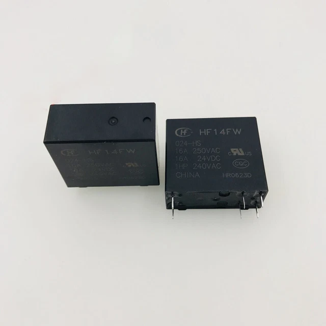 1PC NEW HF14FW-024-HS Hongfa Power Relay 24VDC 16A 250VAC 6 Pins EUR 10 ...