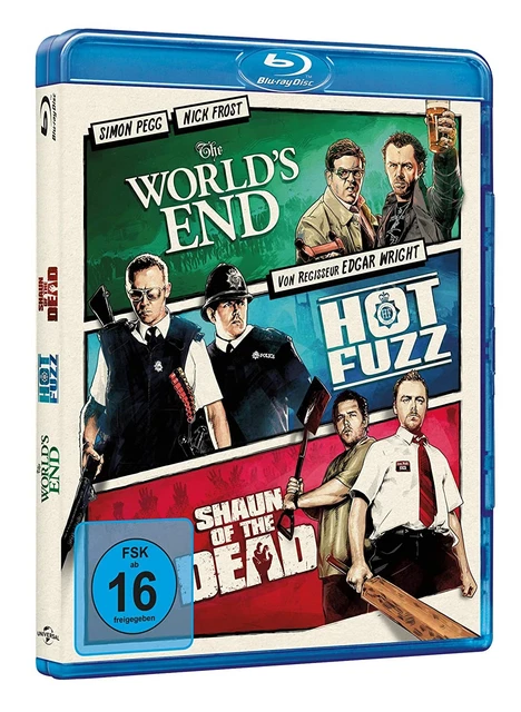 CORNETTO TRILOGIE: THE World's End / Hot Fuzz / Shaun of the Dead (3 o ...