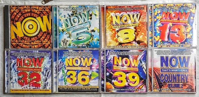 11 NOW THAT'S What I Call Music CD Lot 5 8 13 32 36 39 Christmas ...