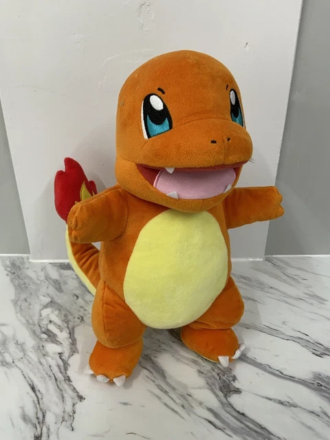 CHARMANDER POKEMON 12” WCT Interactive Soft Toy Talking Plush Lights up ...